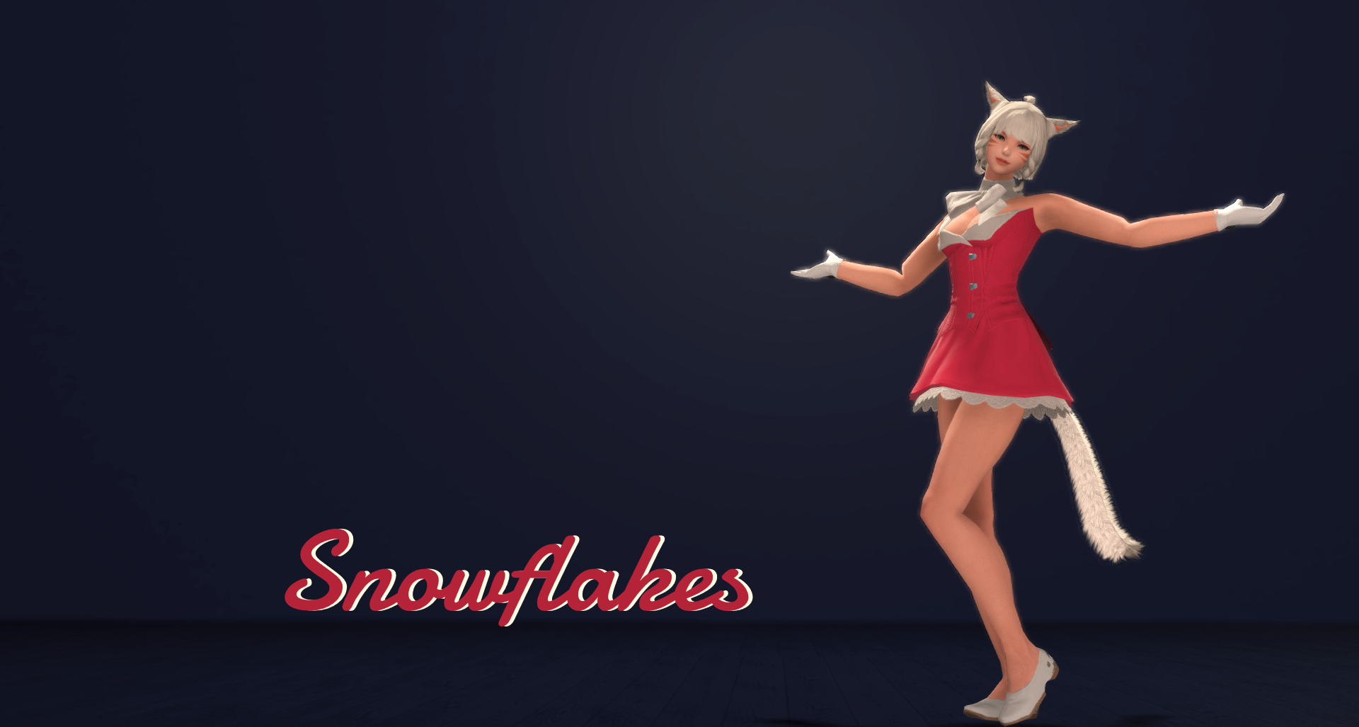 Snowflakes dance - The Glamour Dresser : Final Fantasy XIV Mods and More