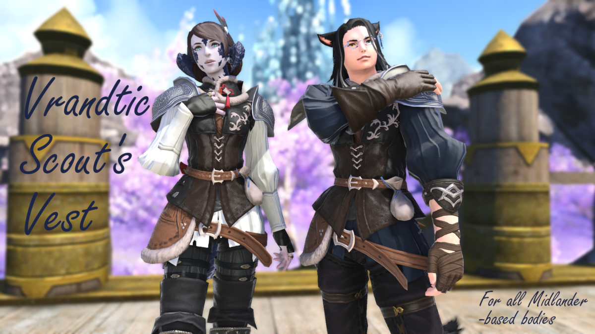 Vrandtic Scout's Vest - The Glamour Dresser : Final Fantasy XIV Mods ...