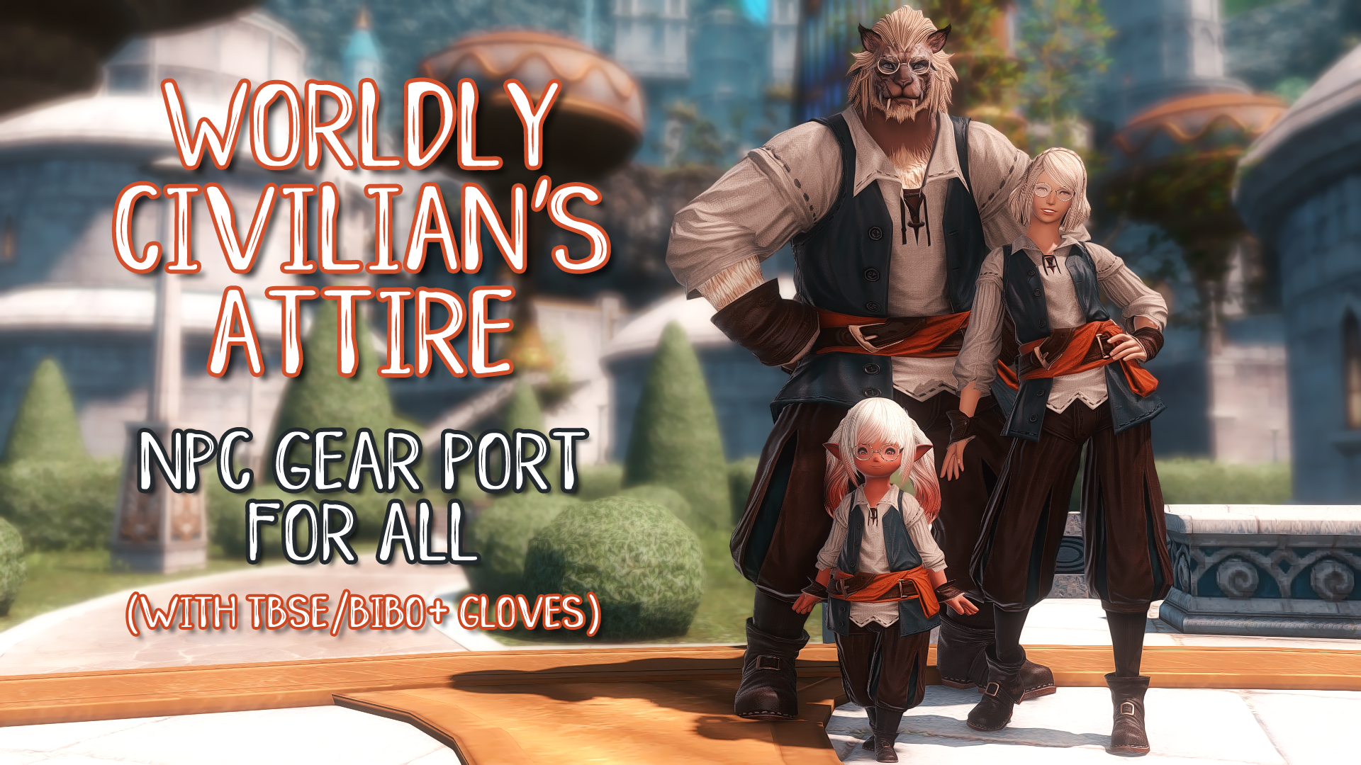 Worldly Civilian's Attire (NPC Outfit Port) - The Glamour Dresser ...