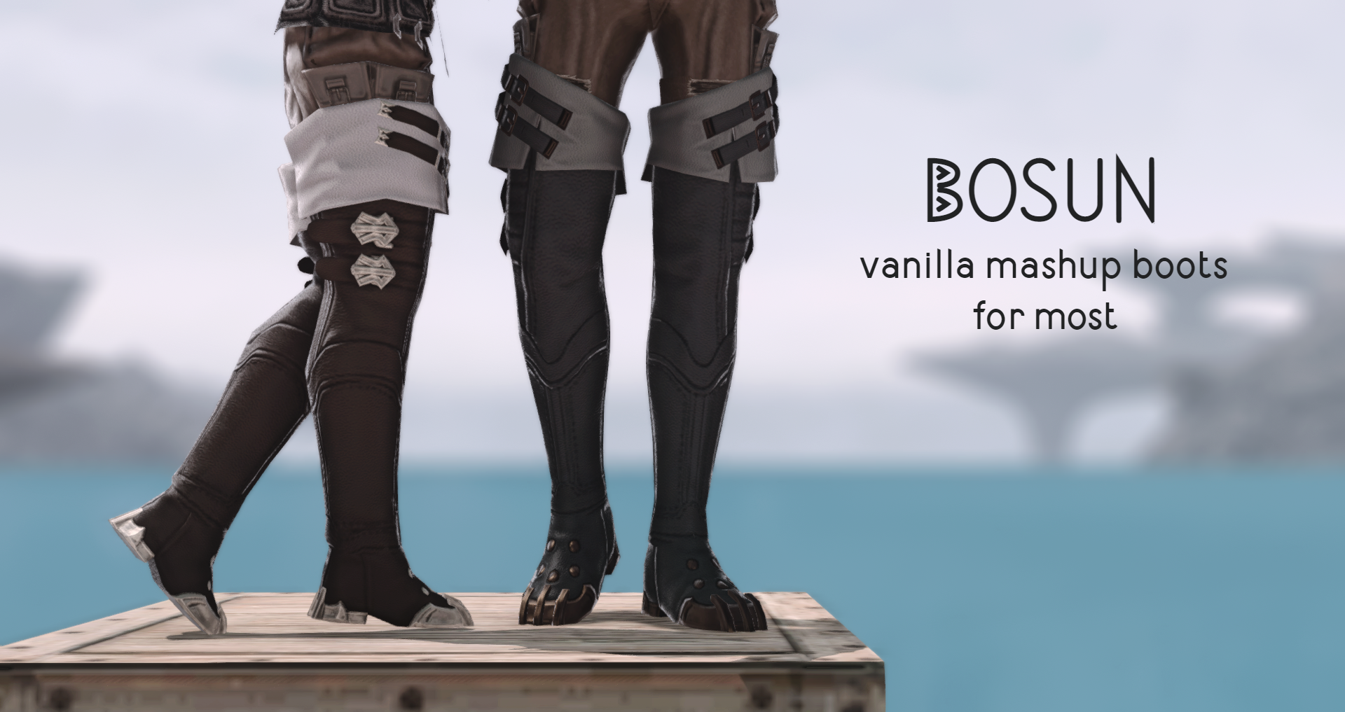 bosun - unisex boots - The Glamour Dresser : Final Fantasy XIV Mods and ...