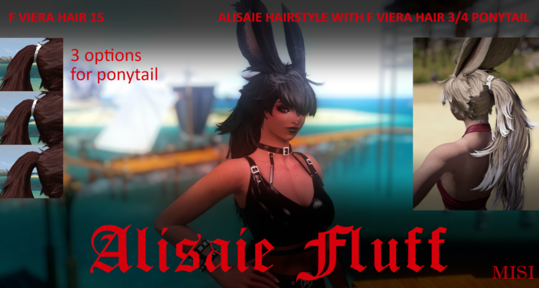 Alisaie Fluff - F Viera mashup - The Glamour Dresser : Final Fantasy XIV Mods and More
