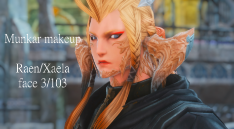 [D_X] Munkar makeup (Face 3- Raen/Xaela) - The Glamour Dresser : Final ...