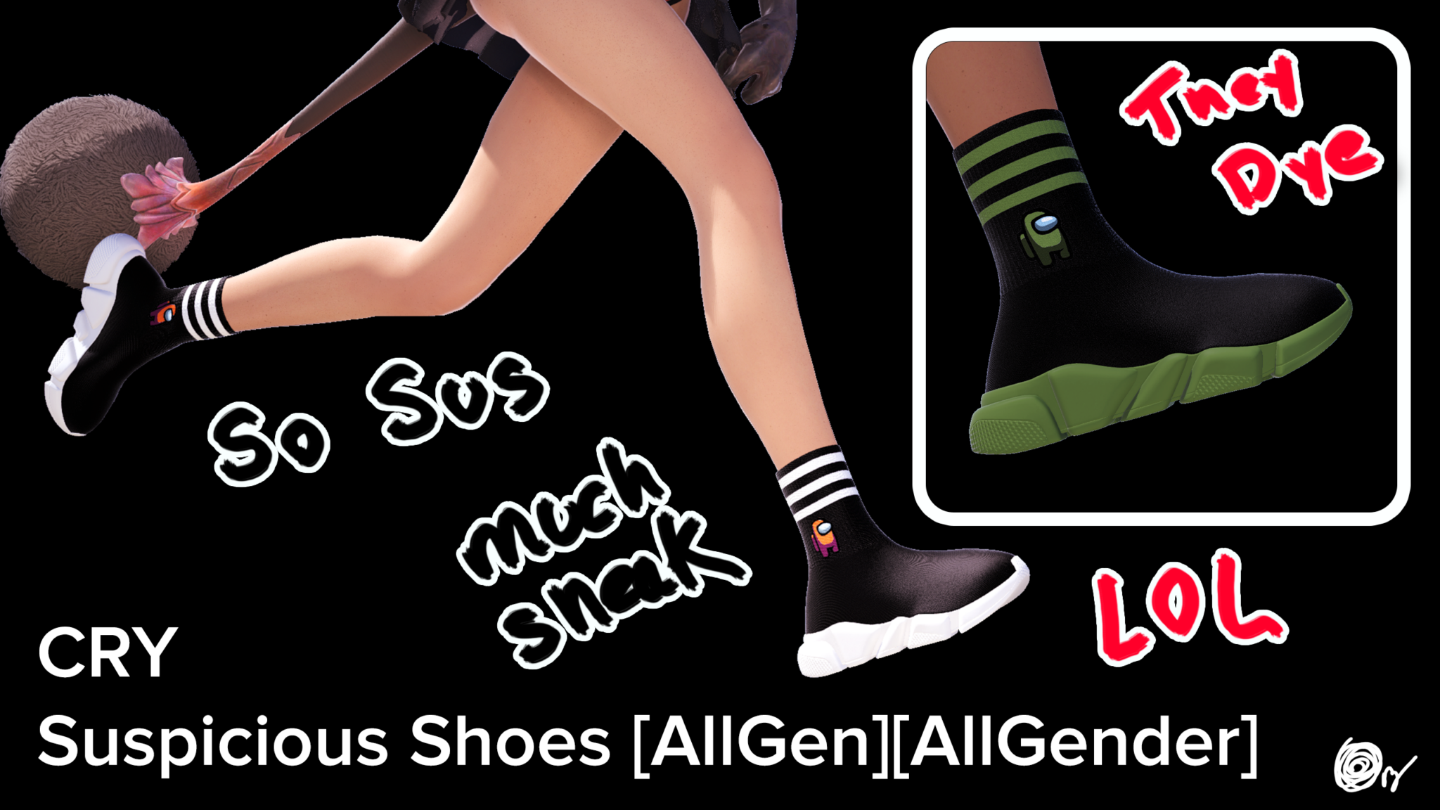 [Cry] Suspicious Shoes [AllGen][AllGender] - The Glamour Dresser