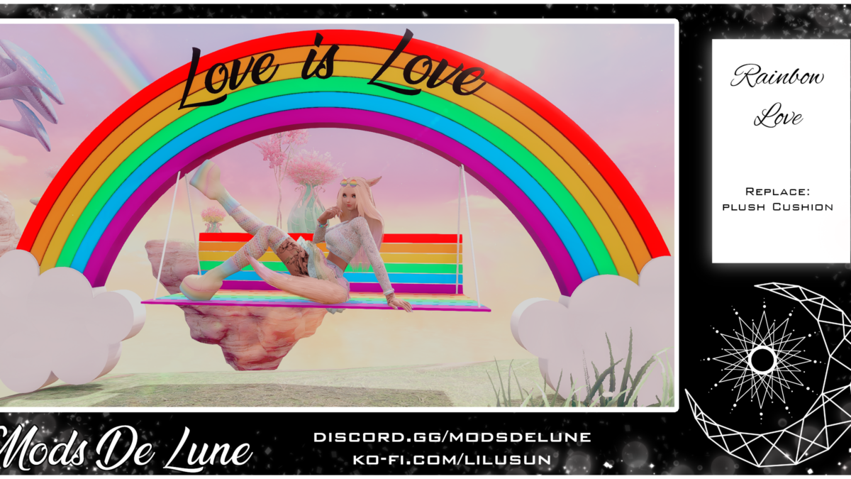 Rainbow Love - The Glamour Dresser : Final Fantasy XIV Mods and More