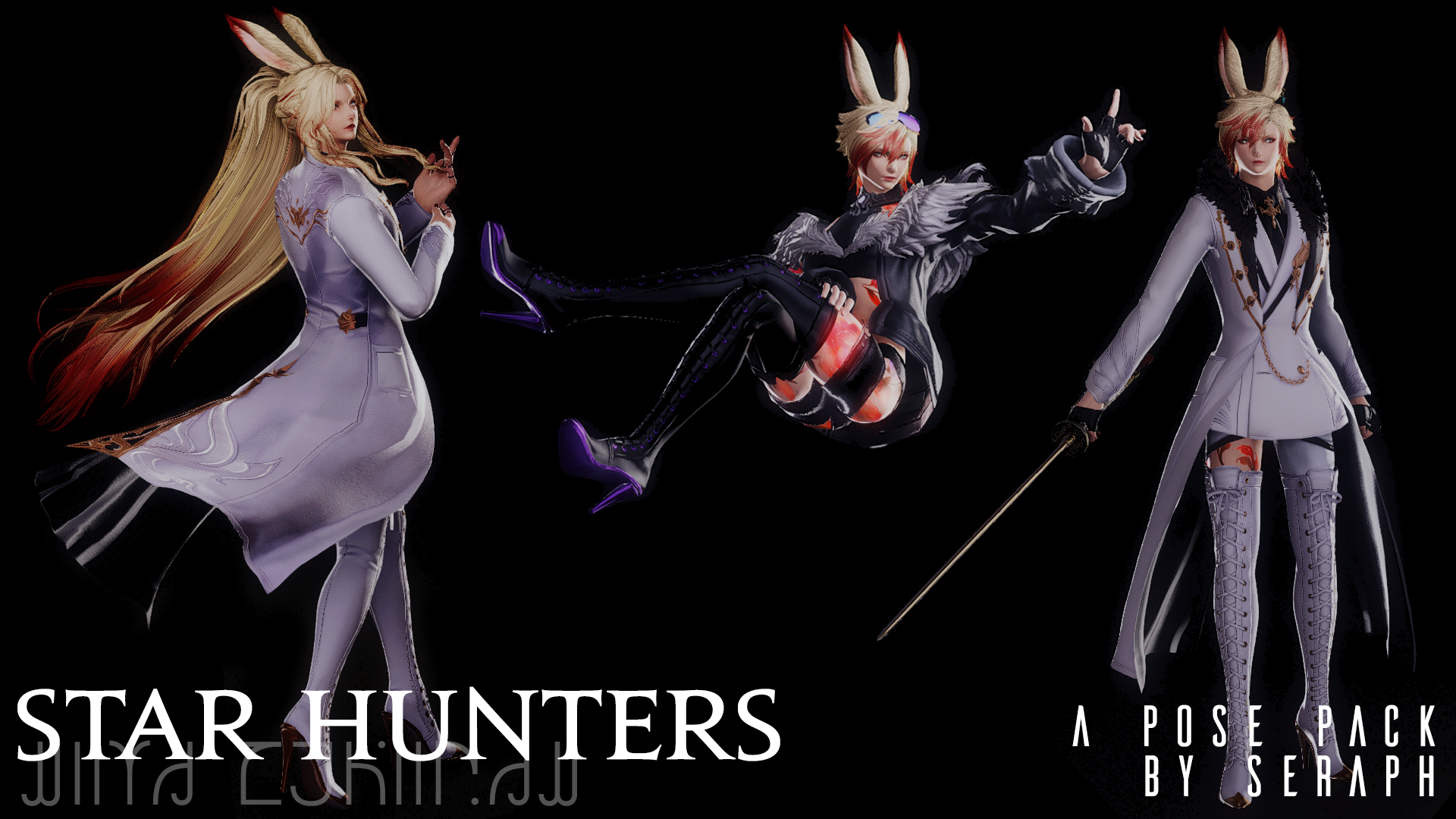 Star Hunters Pose Pack - The Glamour Dresser : Final Fantasy XIV Mods ...