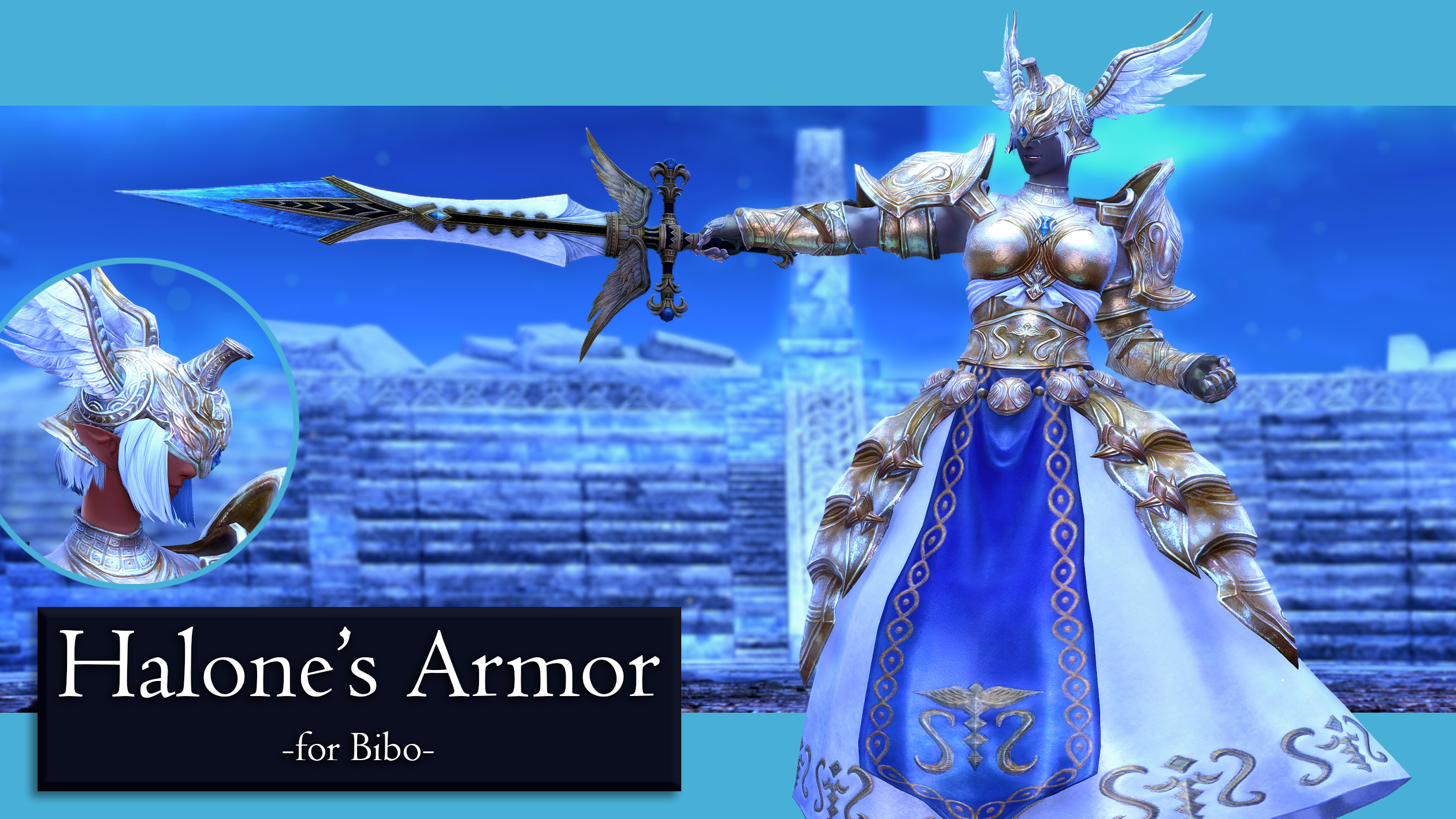 Halone's Armor - The Glamour Dresser : Final Fantasy XIV Mods and More