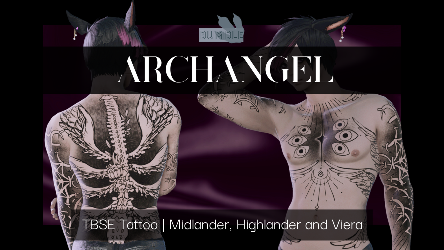 Archangel - TBSE Tattoo - The Glamour Dresser : Final Fantasy XIV Mods ...