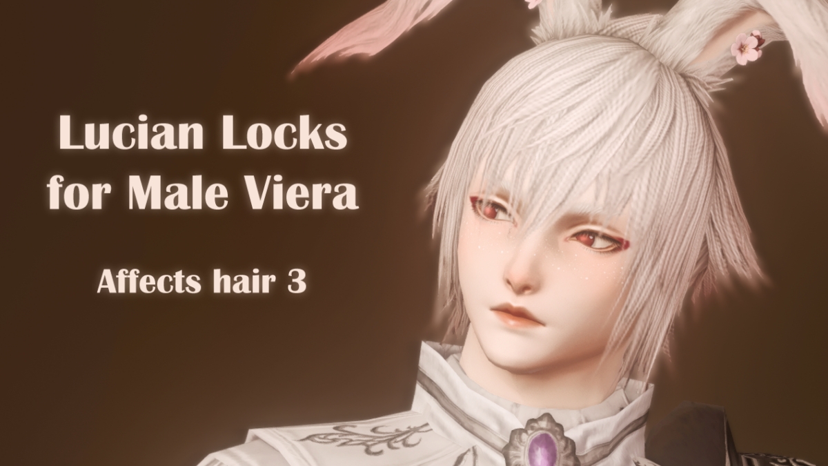Lucian Locks for Male Viera - The Glamour Dresser : Final Fantasy XIV ...