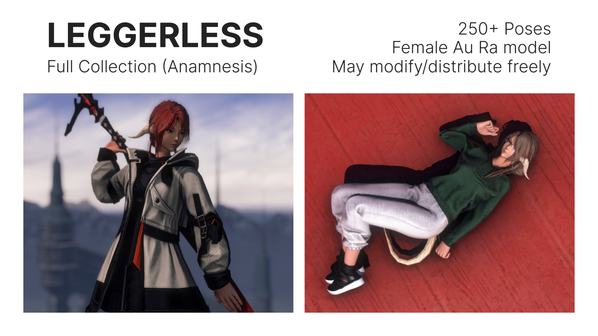 Leggerless Pose Collection - The Glamour Dresser