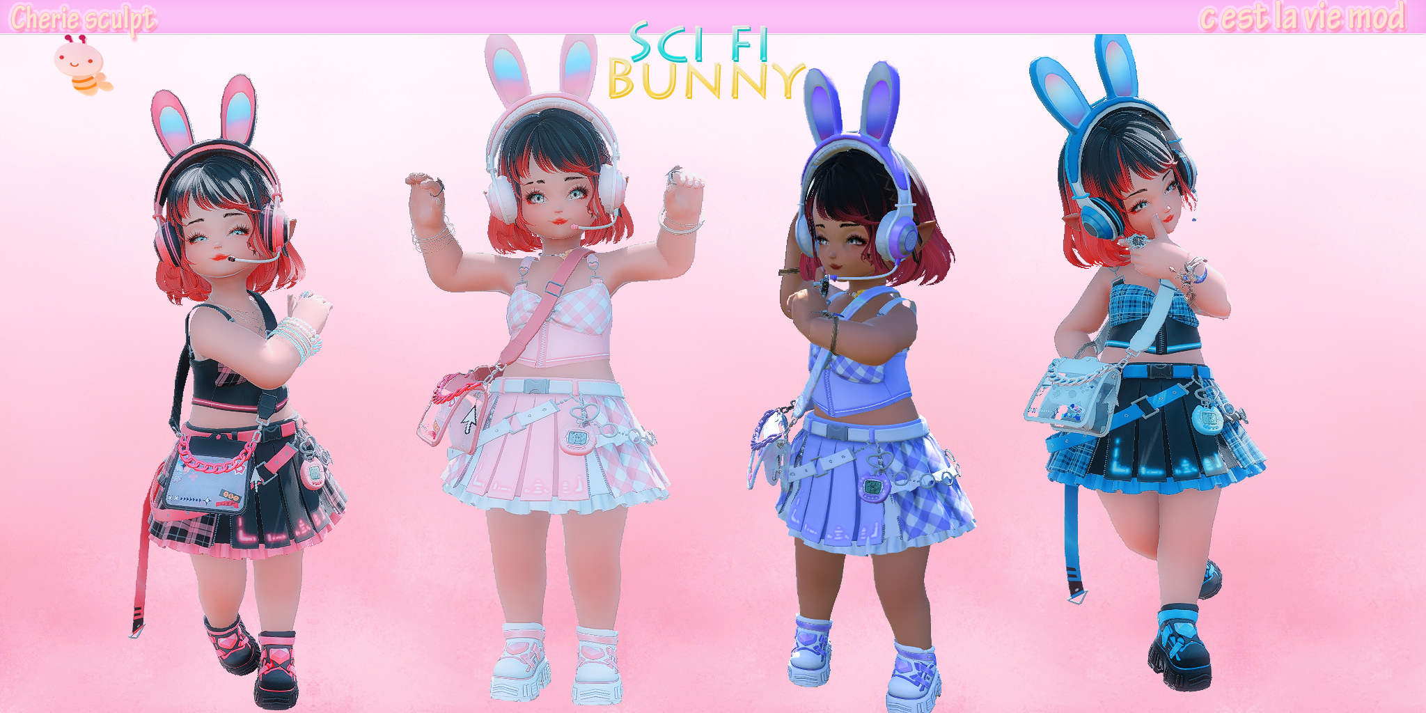 Sci fi bunny ( relala port) - The Glamour Dresser : Final Fantasy XIV ...