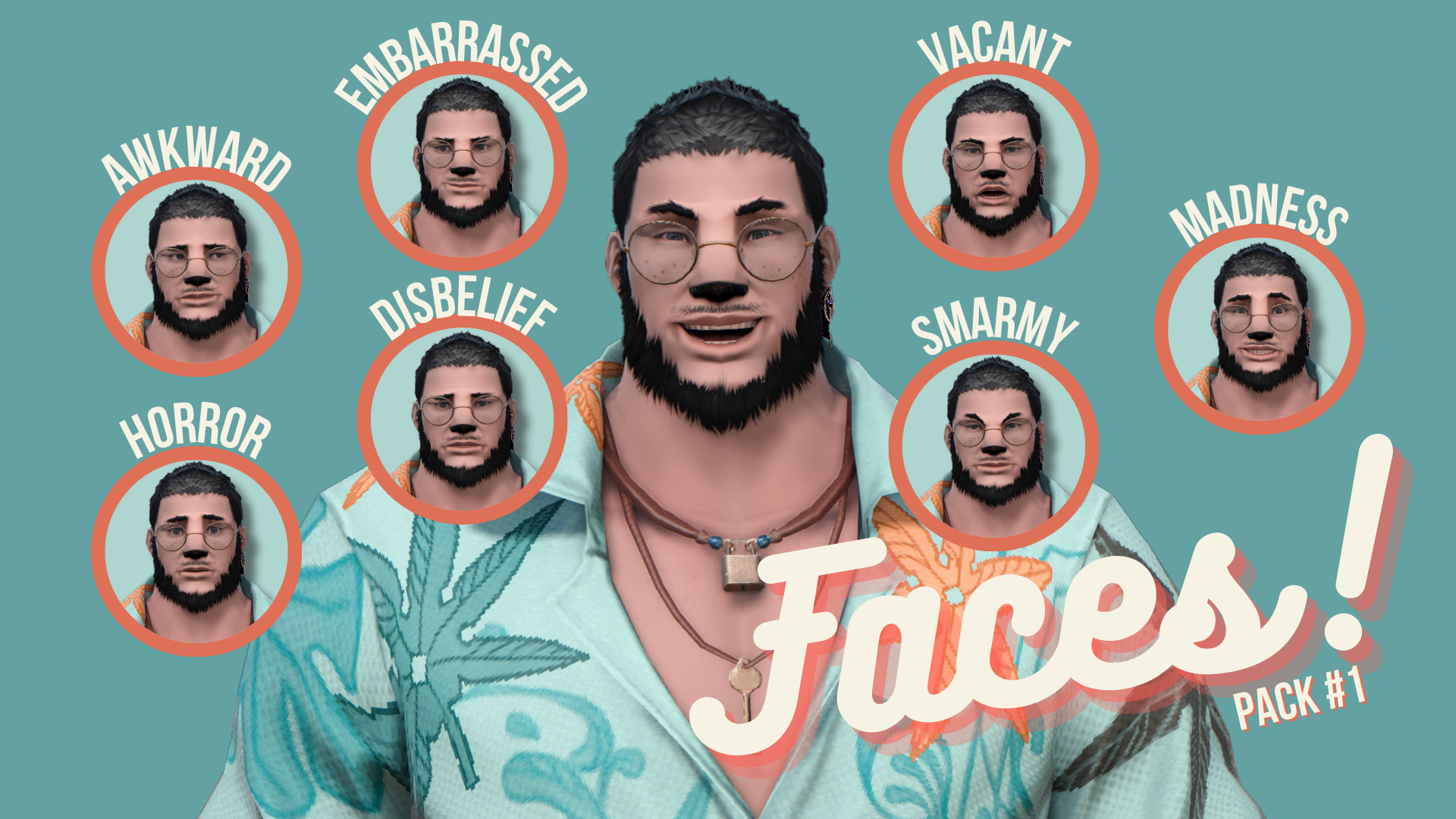 [RBH] - FACES - Expression Pack #1 - The Glamour Dresser : Final ...