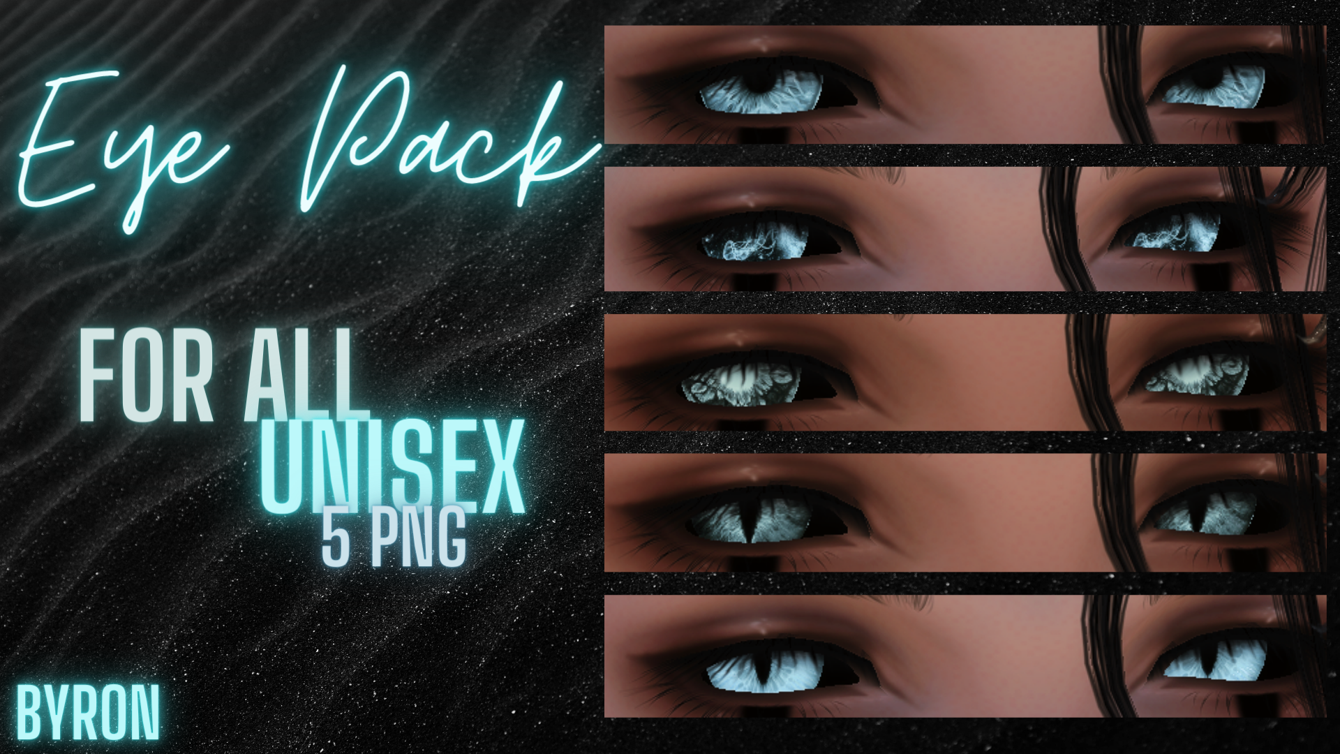 [Byron] Eye Pack - The Glamour Dresser : Final Fantasy XIV Mods and More