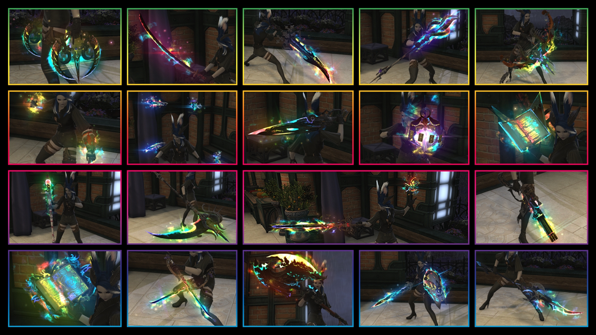 RGB Majestic Manderville Weapons - The Glamour Dresser : Final Fantasy XIV Mods and More