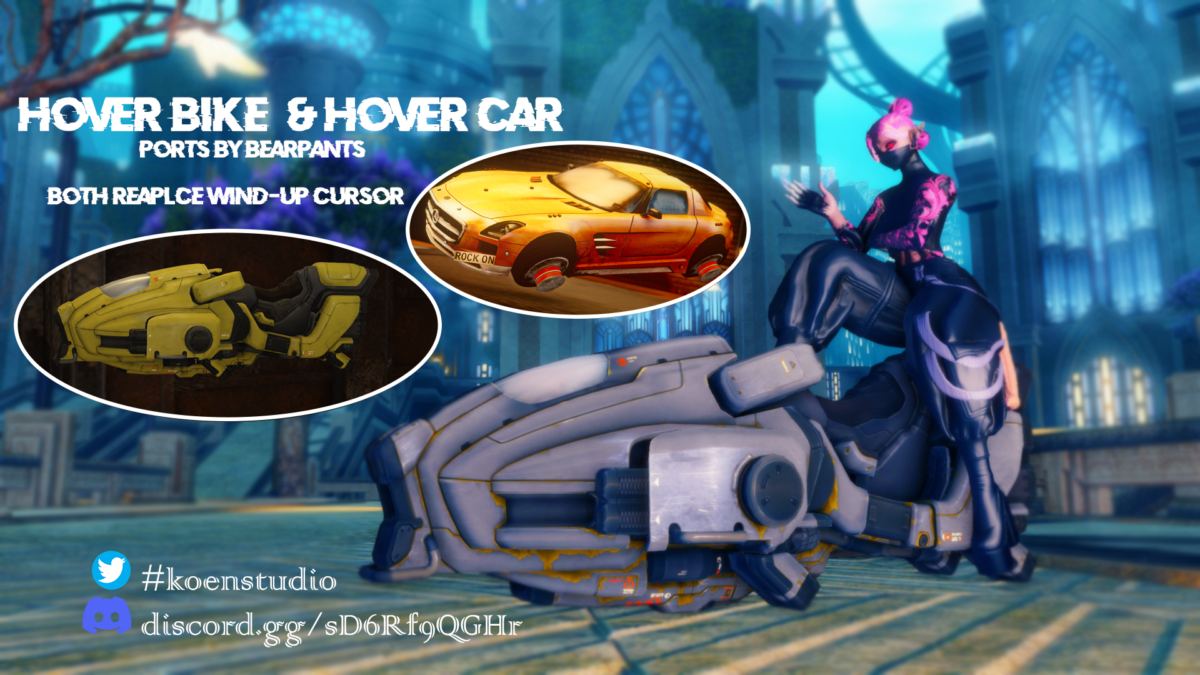 Hover Car and Hover Bike - The Glamour Dresser : Final Fantasy XIV Mods ...