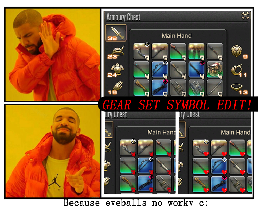 [DT Working] Gear Set Symbol (But you can see it) - The Glamour Dresser