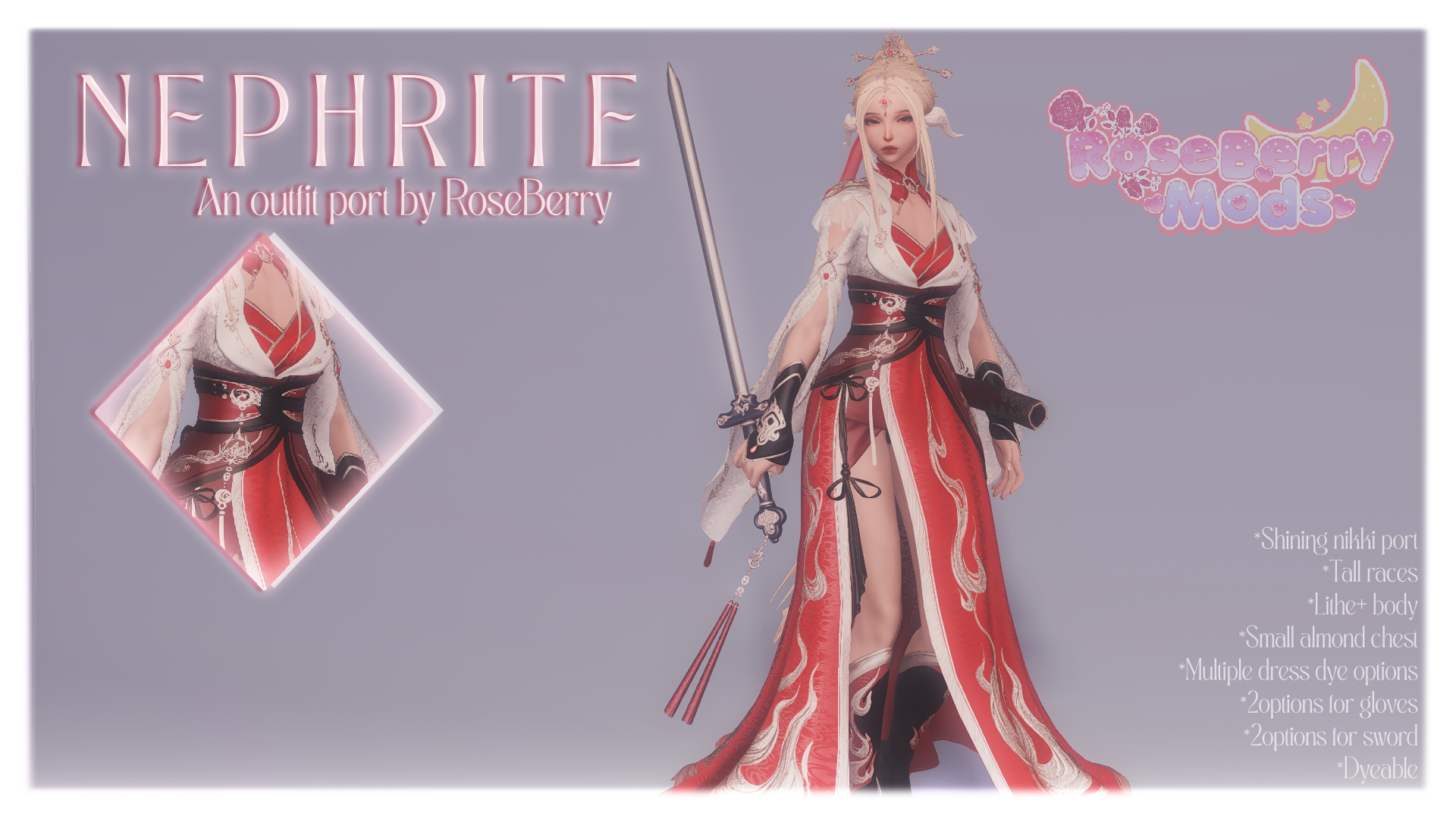 Nephrite - The Glamour Dresser : Final Fantasy XIV Mods and More