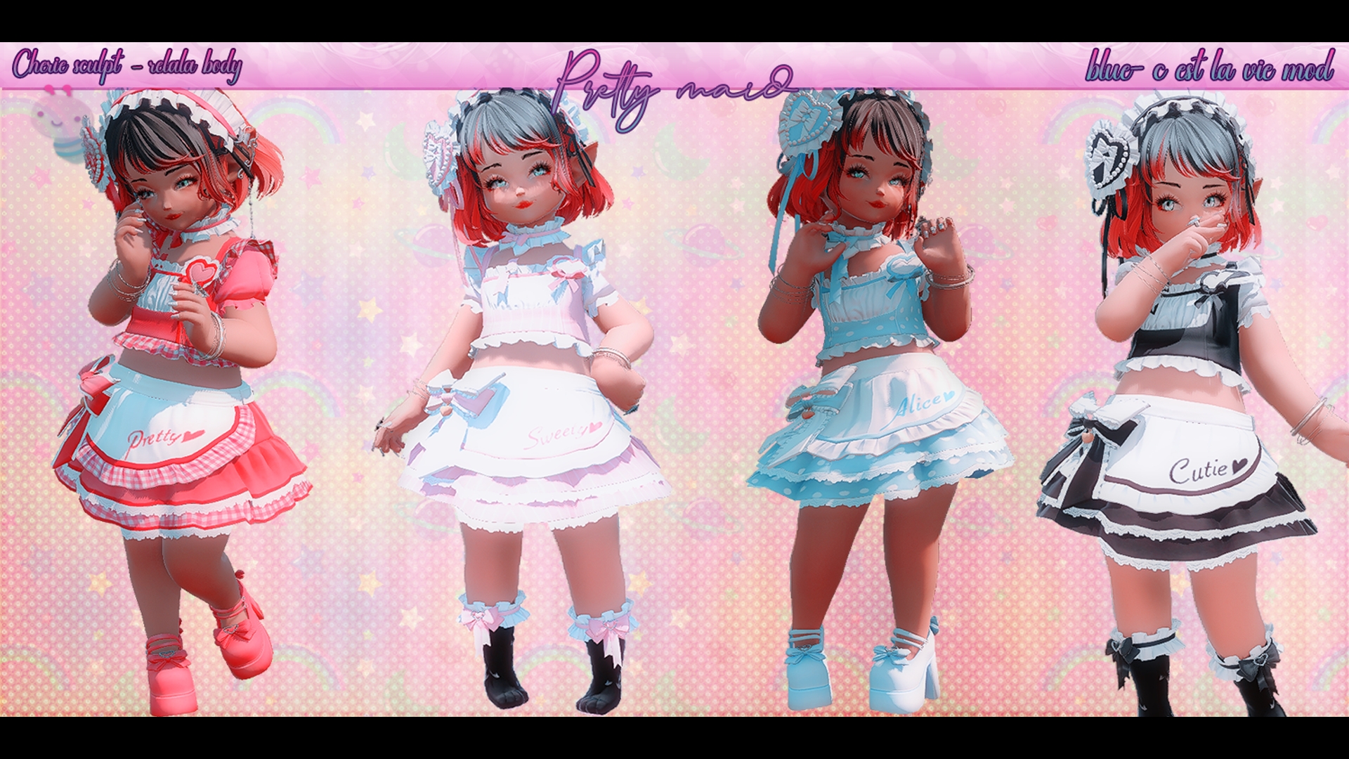 Pretty maid - The Glamour Dresser : Final Fantasy XIV Mods and More