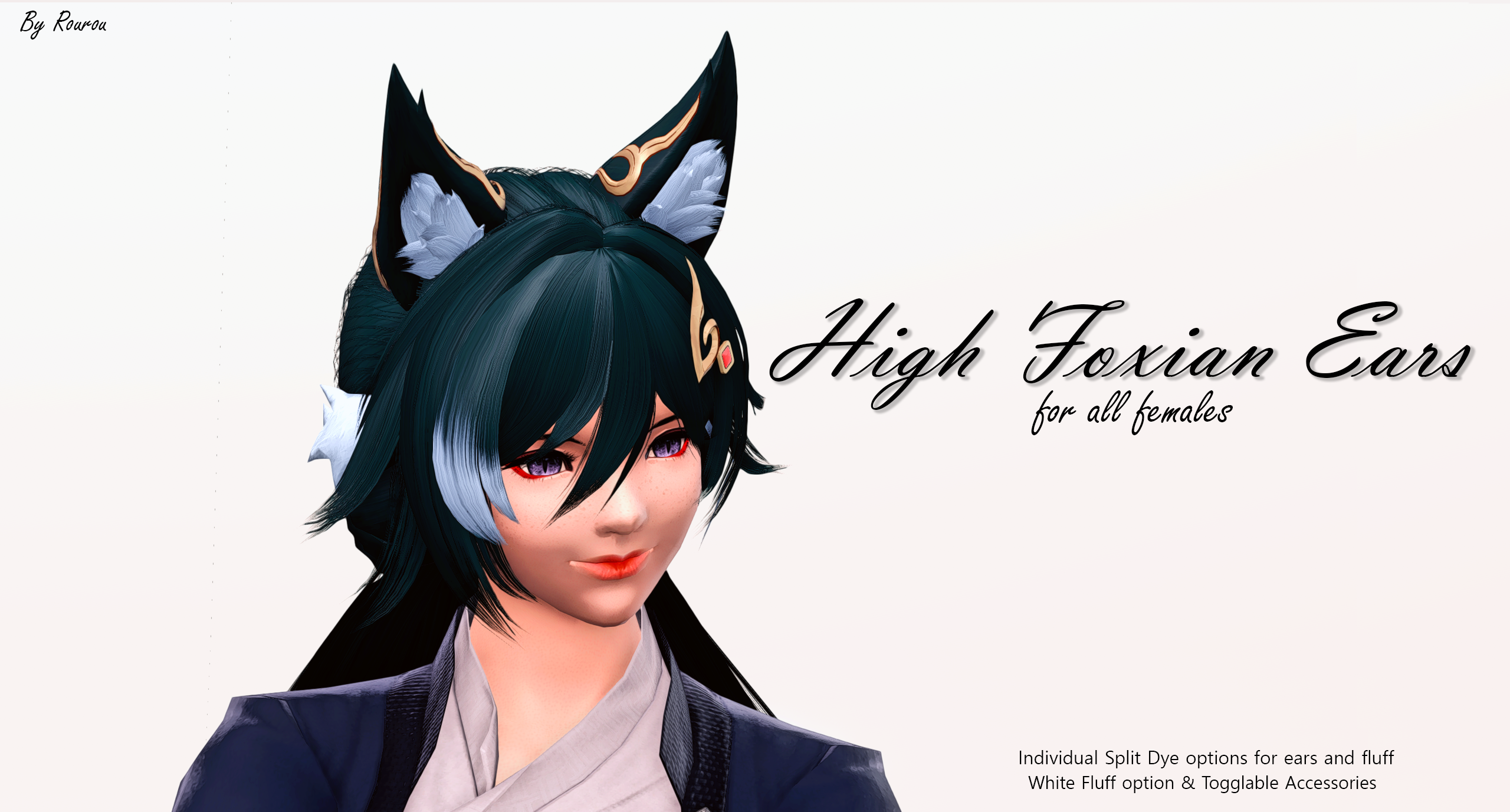 High Foxian ears & Foxian Tail (DT Ready) - The Glamour Dresser : Final ...