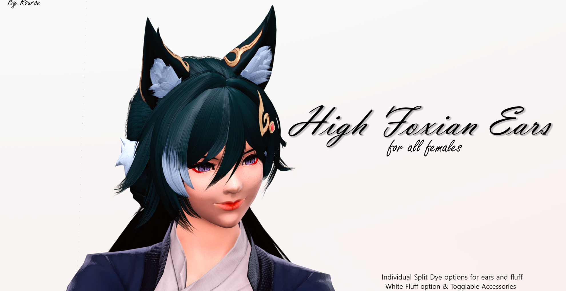 High Foxian ears & Foxian Tail (DT Ready) - The Glamour Dresser : Final ...
