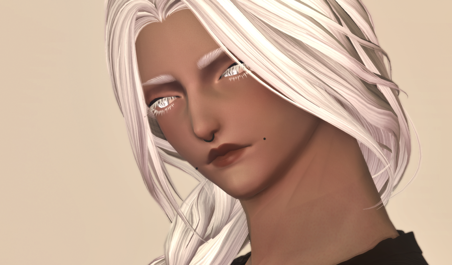 Dimple and Septum Piercing for Viera Male F3 - The Glamour Dresser