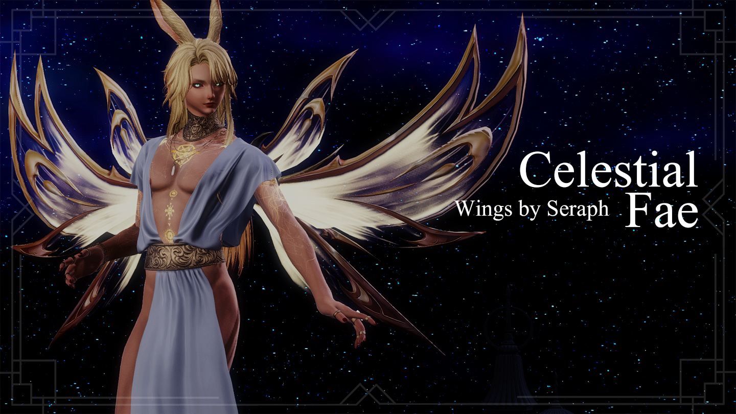 Celestial Fae: Wings for All - The Glamour Dresser : Final Fantasy XIV Mods and More