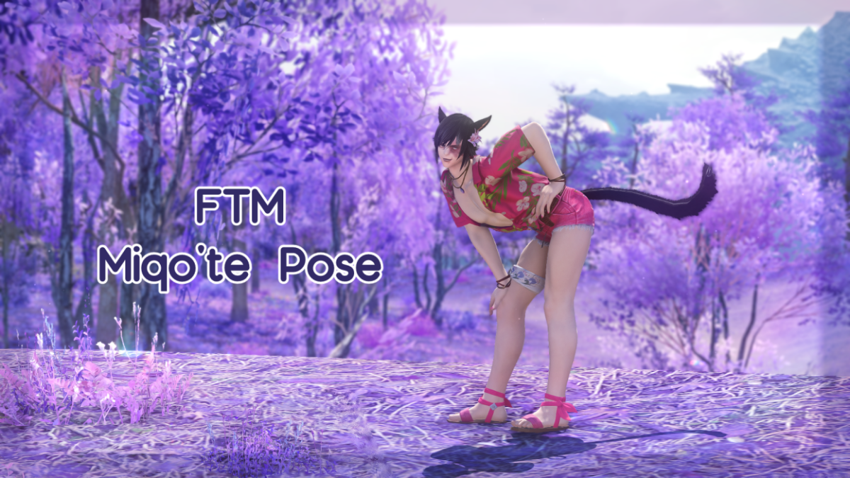 FTM Miqo’te Pose [DT Updated] - The Glamour Dresser