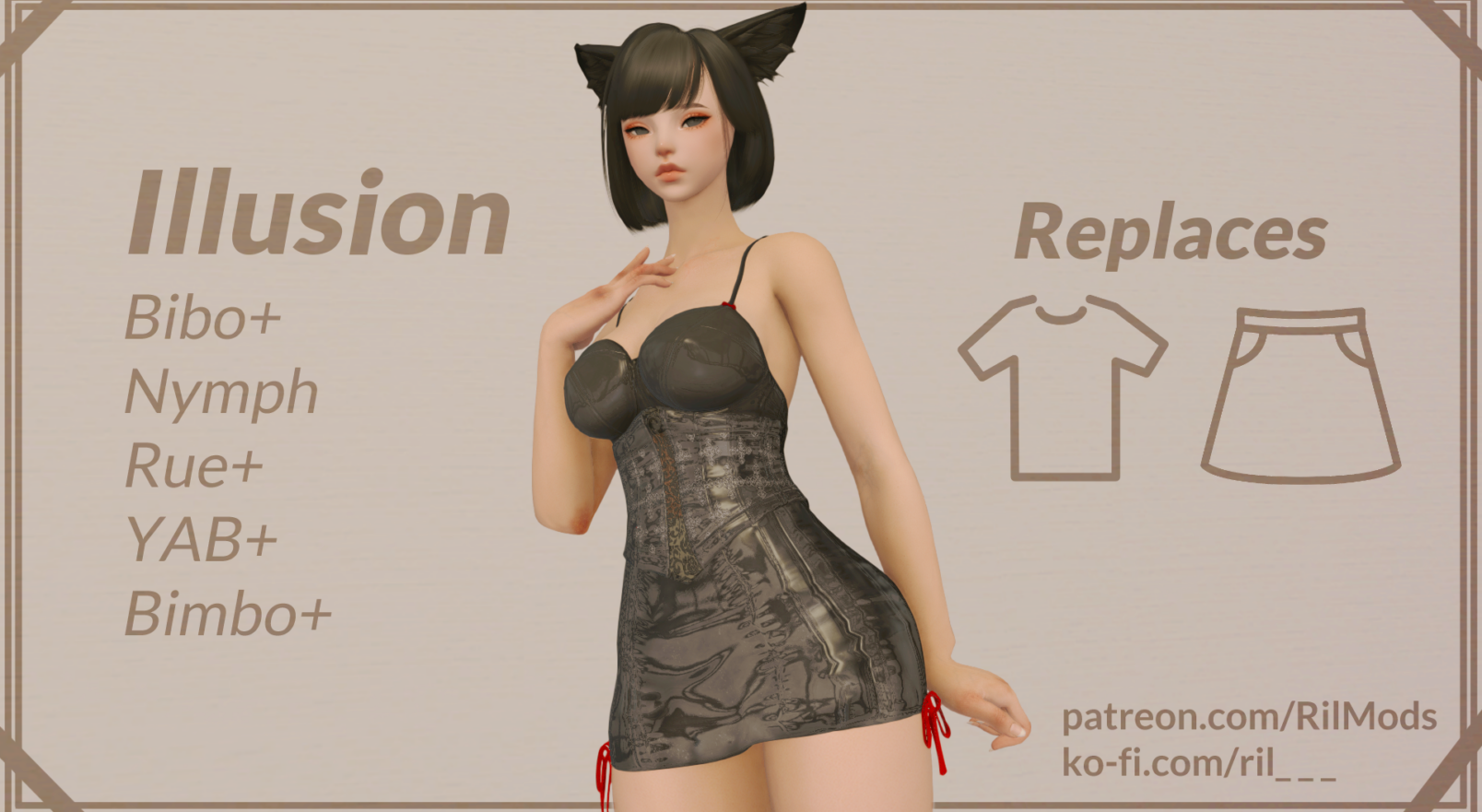 Bibo+ Nymph Mod Archives - FFXIV mods hosted on The Glamour Dresser