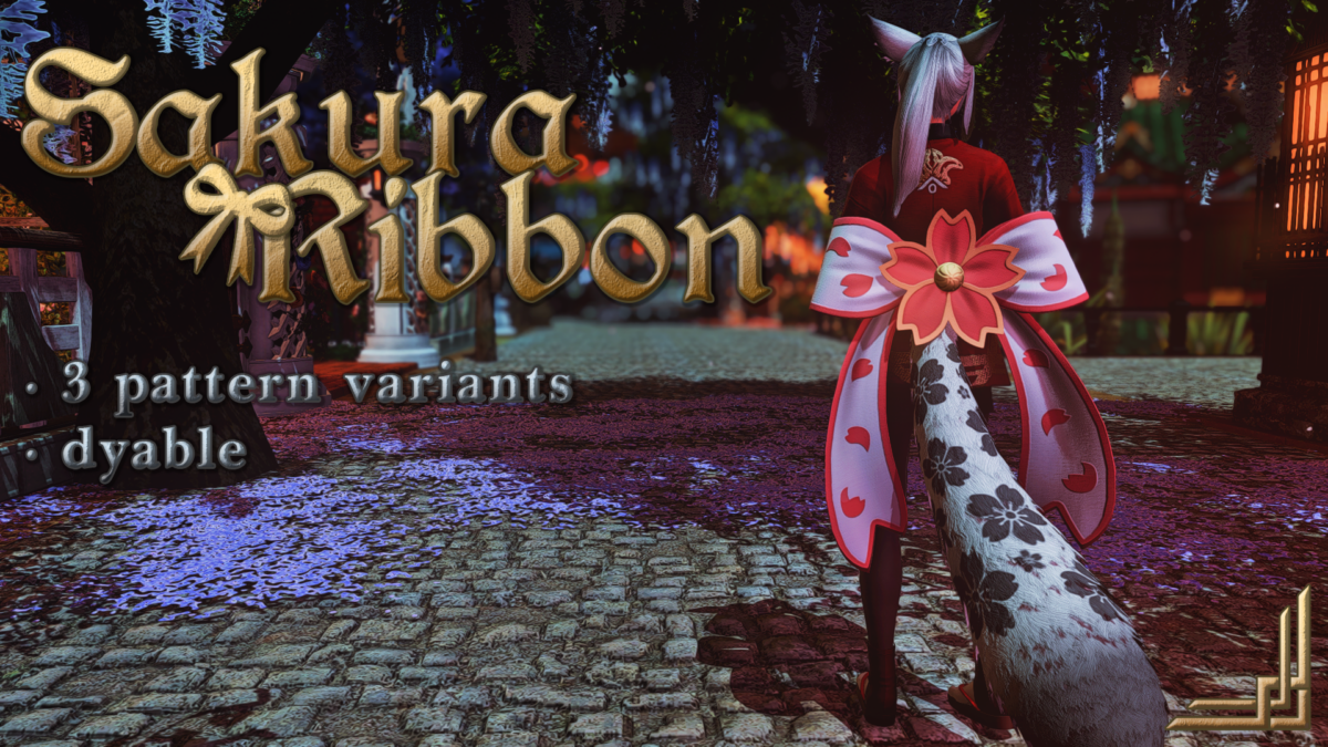 Sakura Back Ribbon – The Glamour Dresser