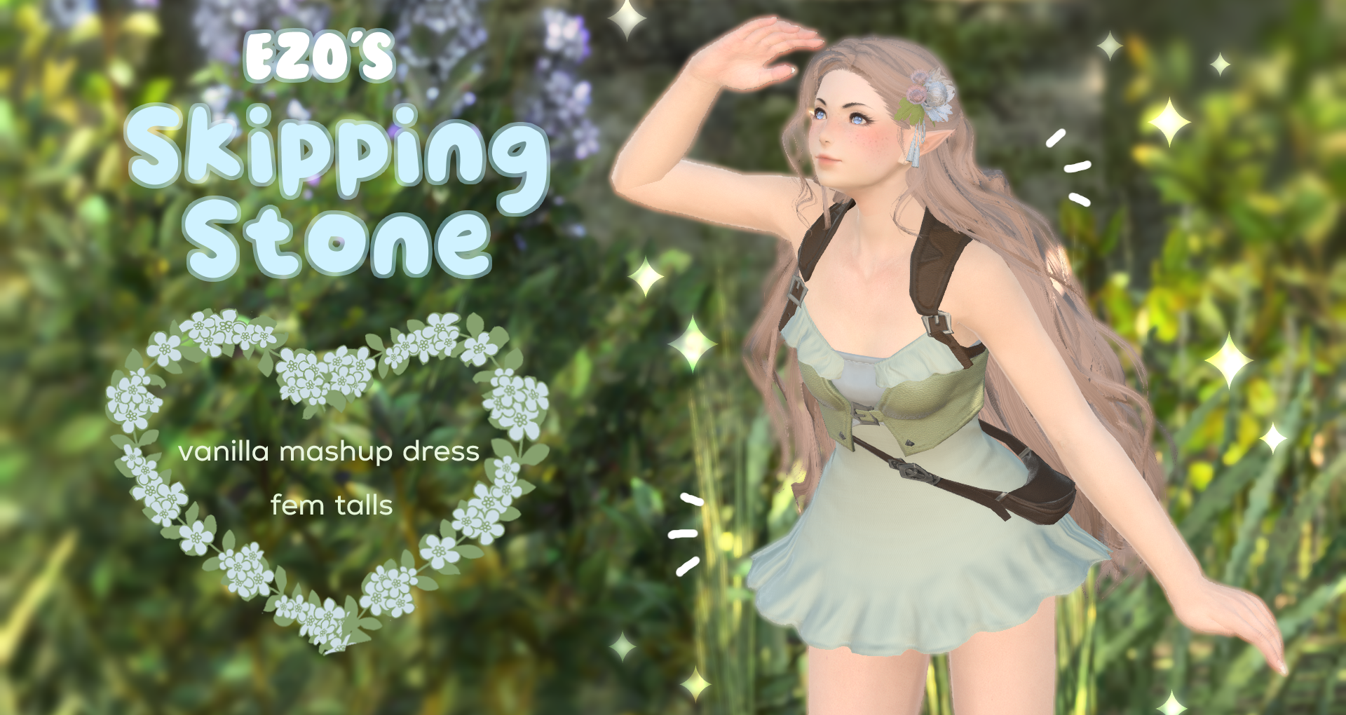 ezo's skipping stone dress - The Glamour Dresser : Final Fantasy XIV Mods and More