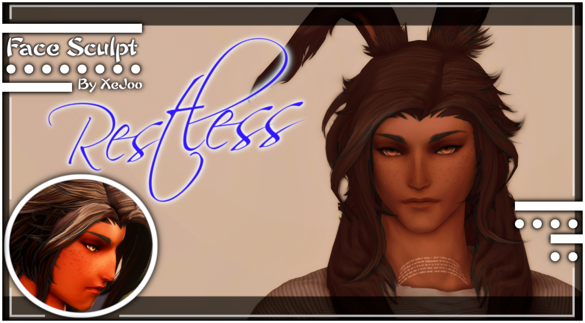Restless [Viera Face Sculpt] - The Glamour Dresser : Final Fantasy XIV ...