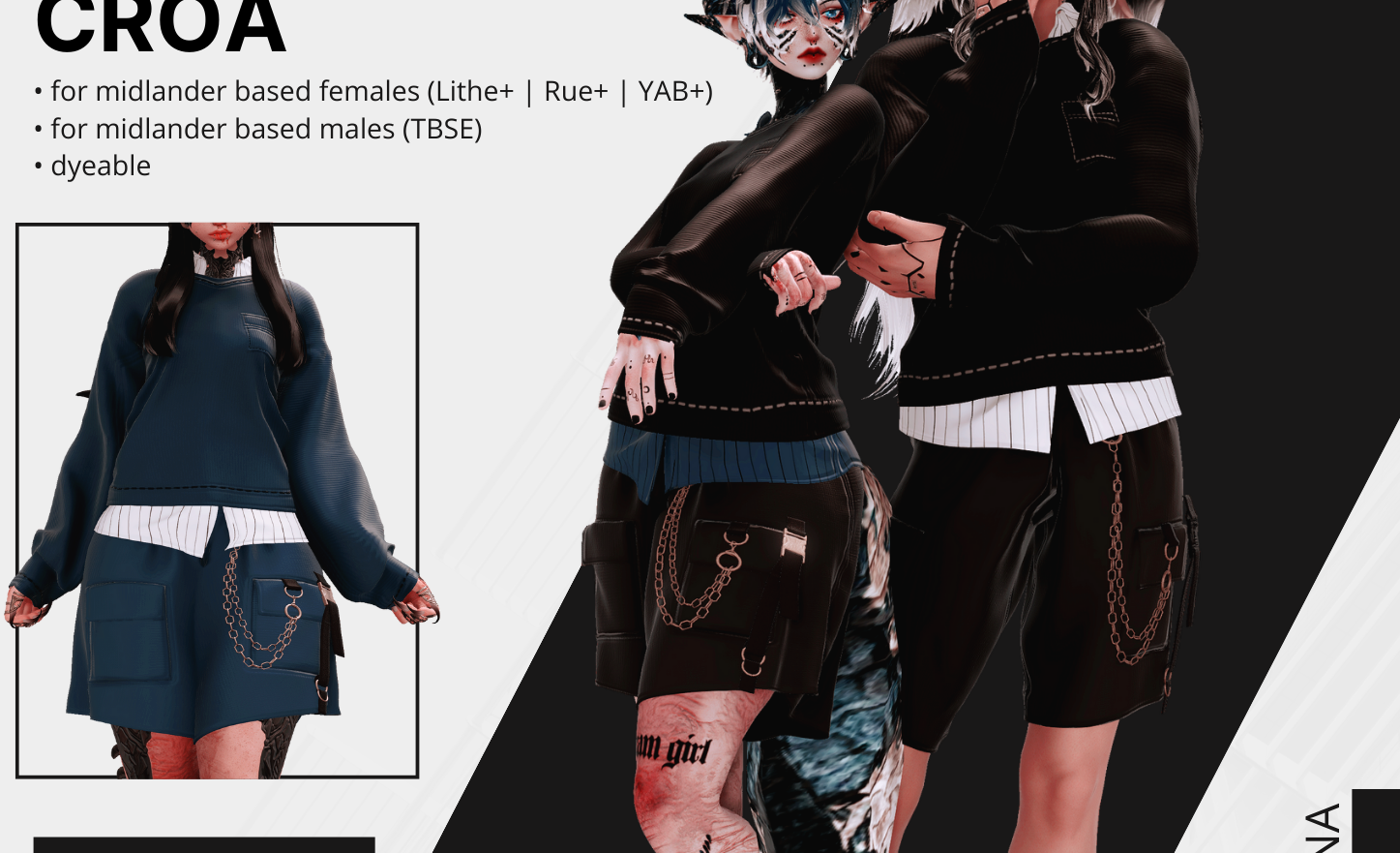 yuna.xiv, FFXIV Mod creator at The Glamour Dresser