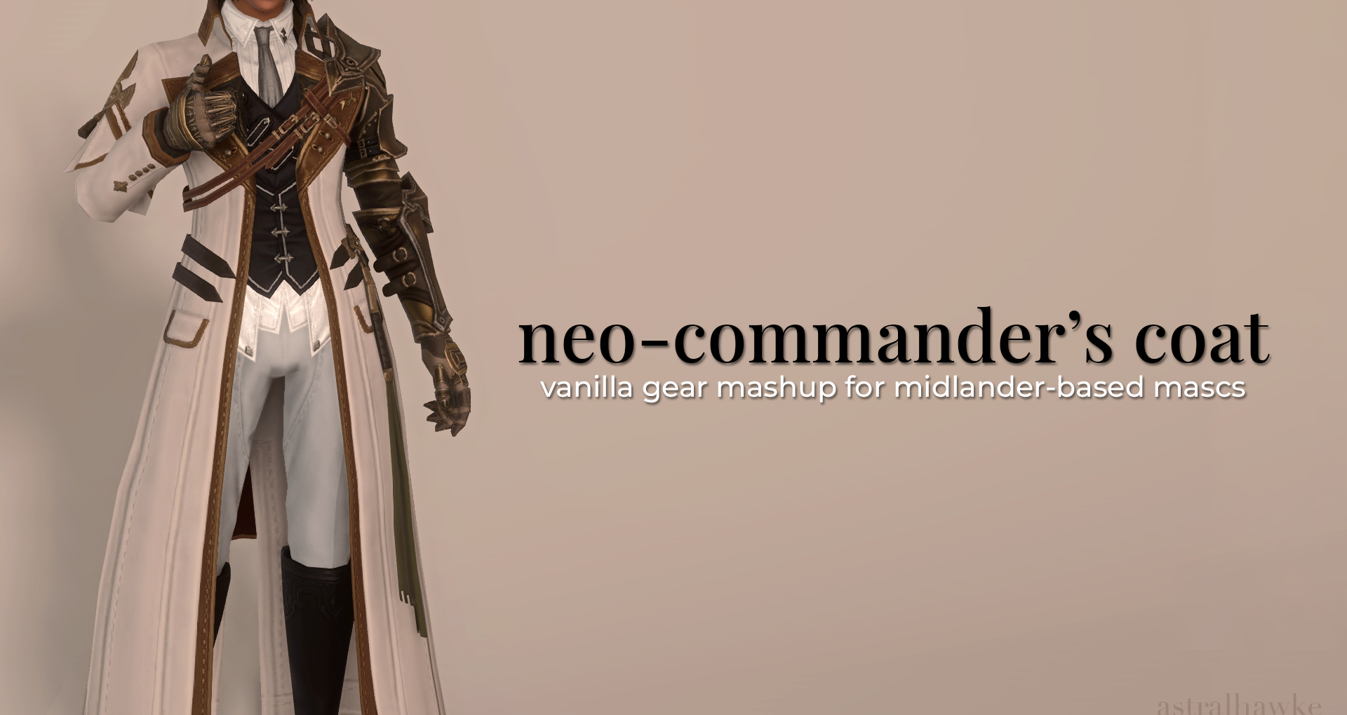 neo-commander's coat - The Glamour Dresser : Final Fantasy XIV Mods and ...