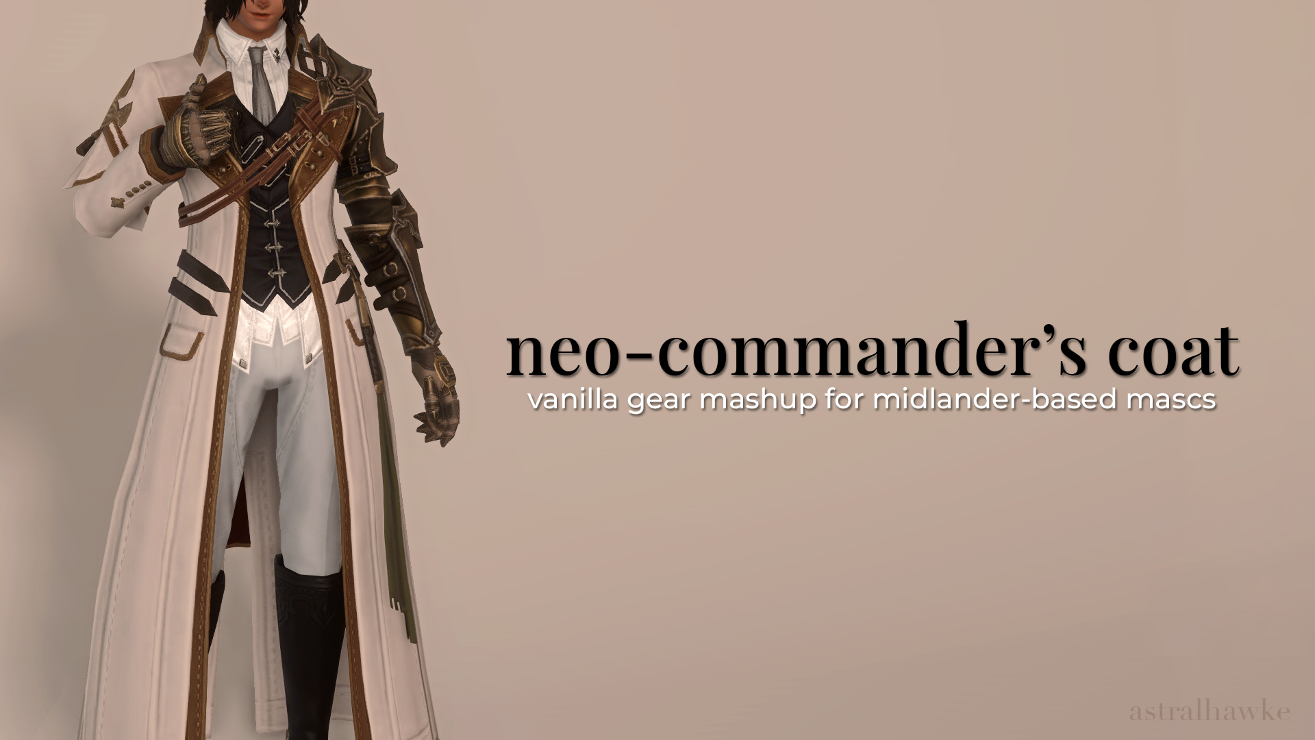 neo-commander's coat - The Glamour Dresser : Final Fantasy XIV Mods and ...