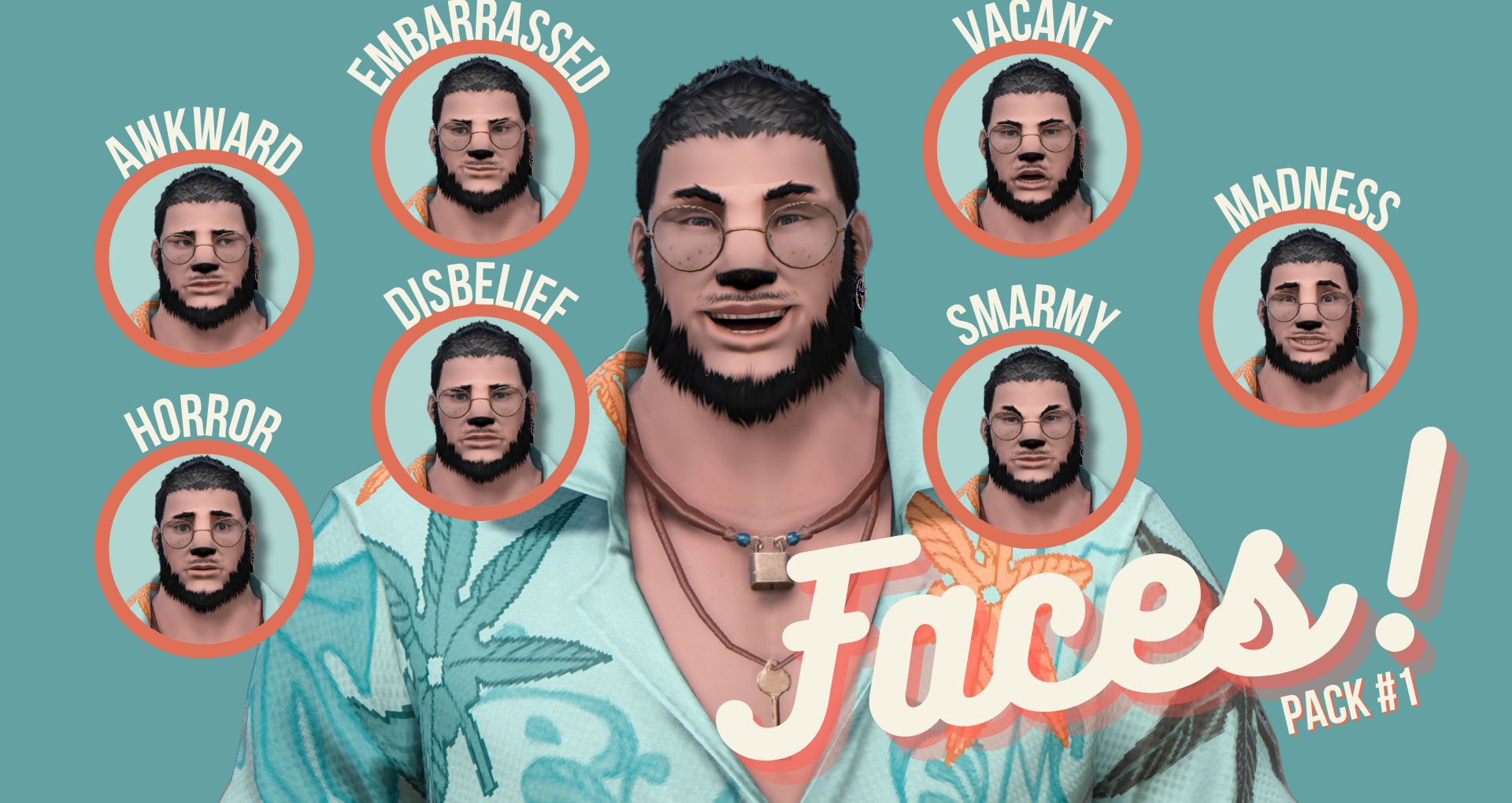 [RBH] - FACES - Expression Pack #1 - The Glamour Dresser : Final ...