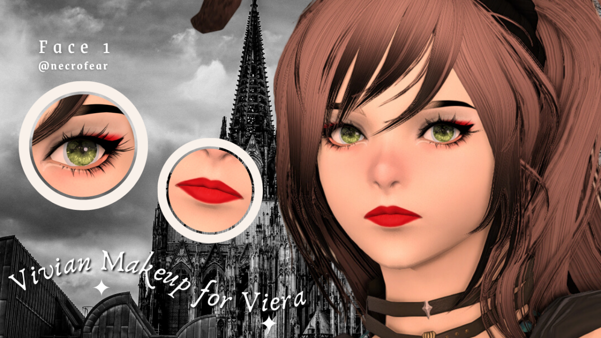 Vivian Makeup for Viera ♡ - The Glamour Dresser : Final Fantasy XIV ...