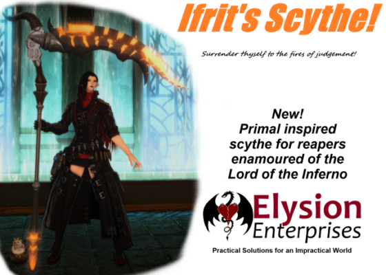 Ifrit's Scythe - The Glamour Dresser : Final Fantasy XIV Mods and More