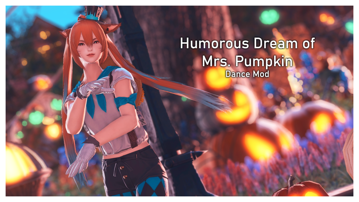 Humorous Dream of Mrs. Pumpkin Dance - The Glamour Dresser