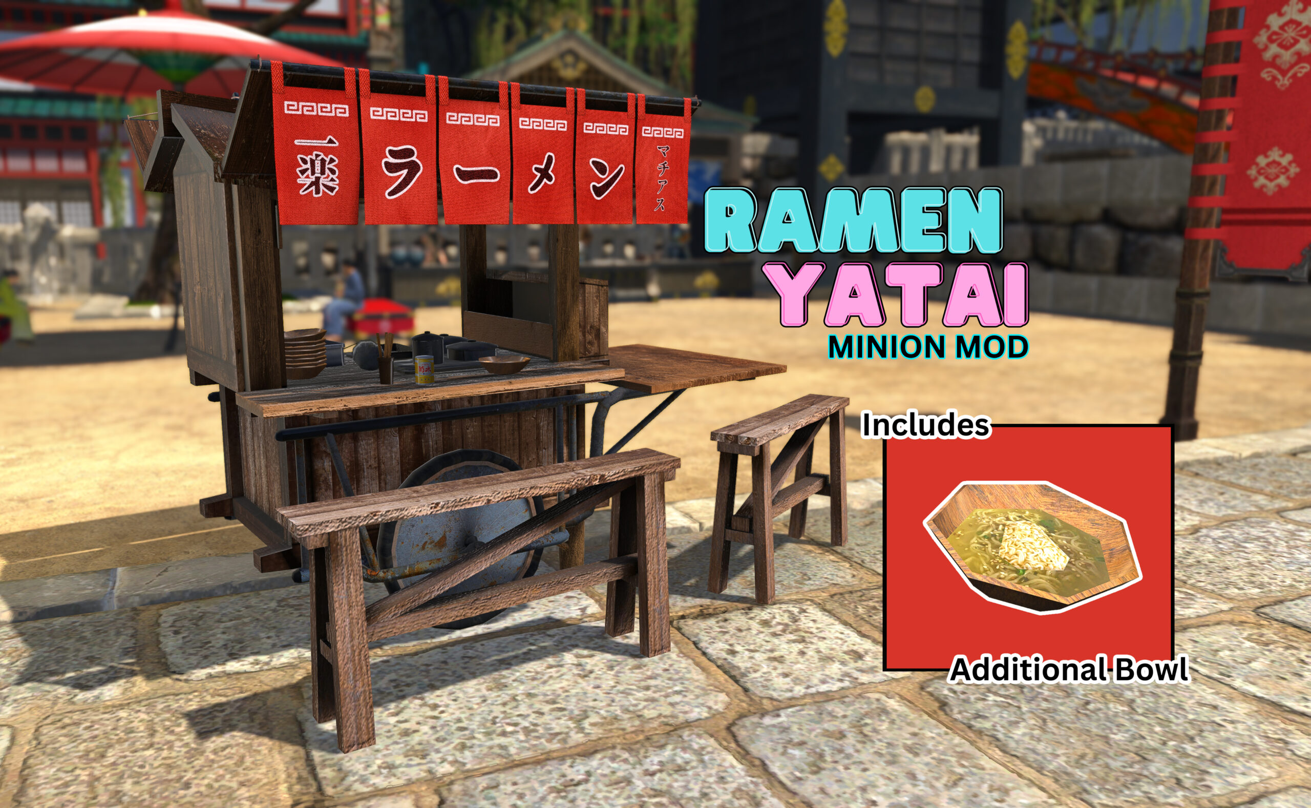 Ramen Yatai Cart - The Glamour Dresser : Final Fantasy XIV Mods and More