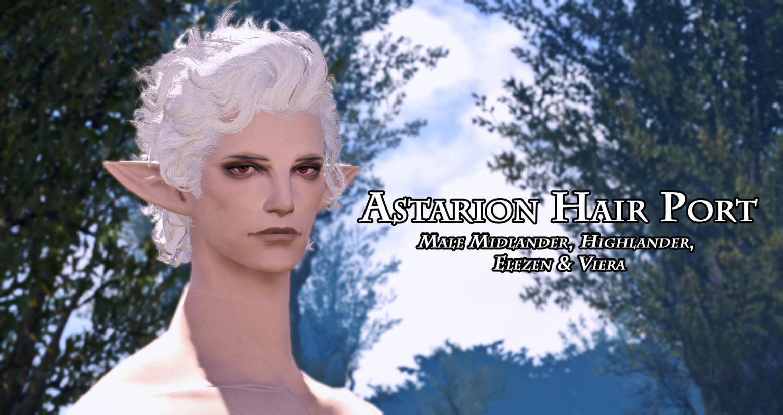 Astarion Hair - The Glamour Dresser : Final Fantasy XIV Mods and More