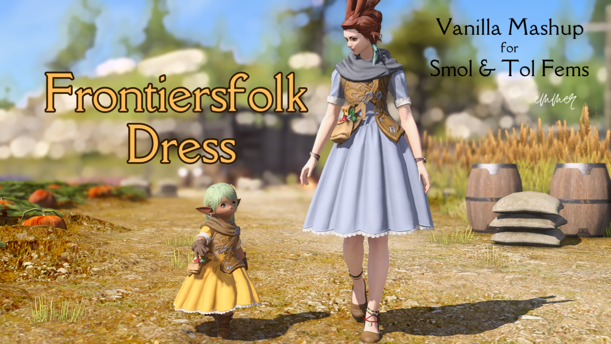 Frontiersfolk Dress - The Glamour Dresser : Final Fantasy XIV Mods and More