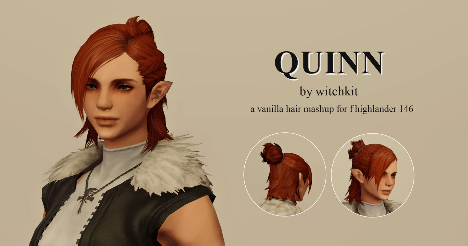 Quinn - a vanilla hair mashup for f highlander - The Glamour Dresser ...