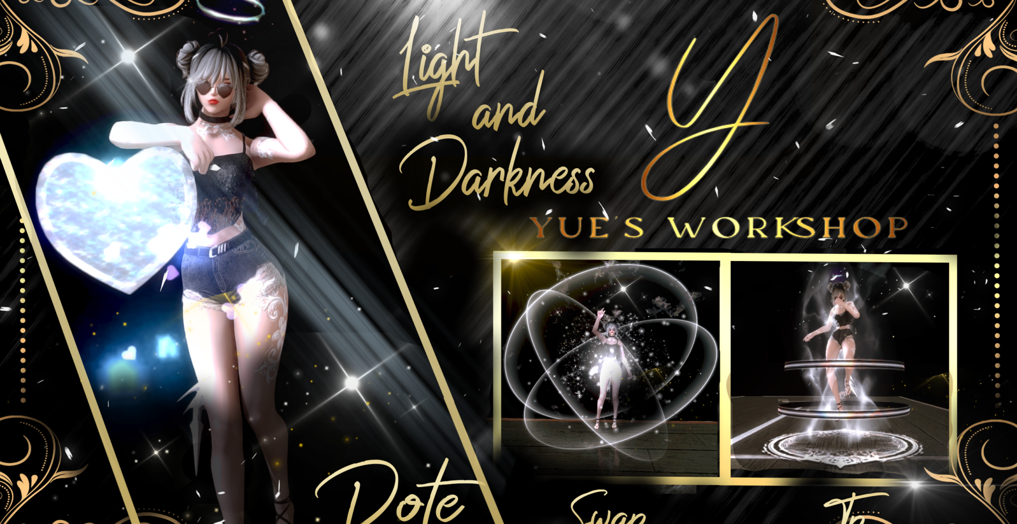 [Yue's] Light and Darkness - The Glamour Dresser : Final Fantasy XIV Mods and More
