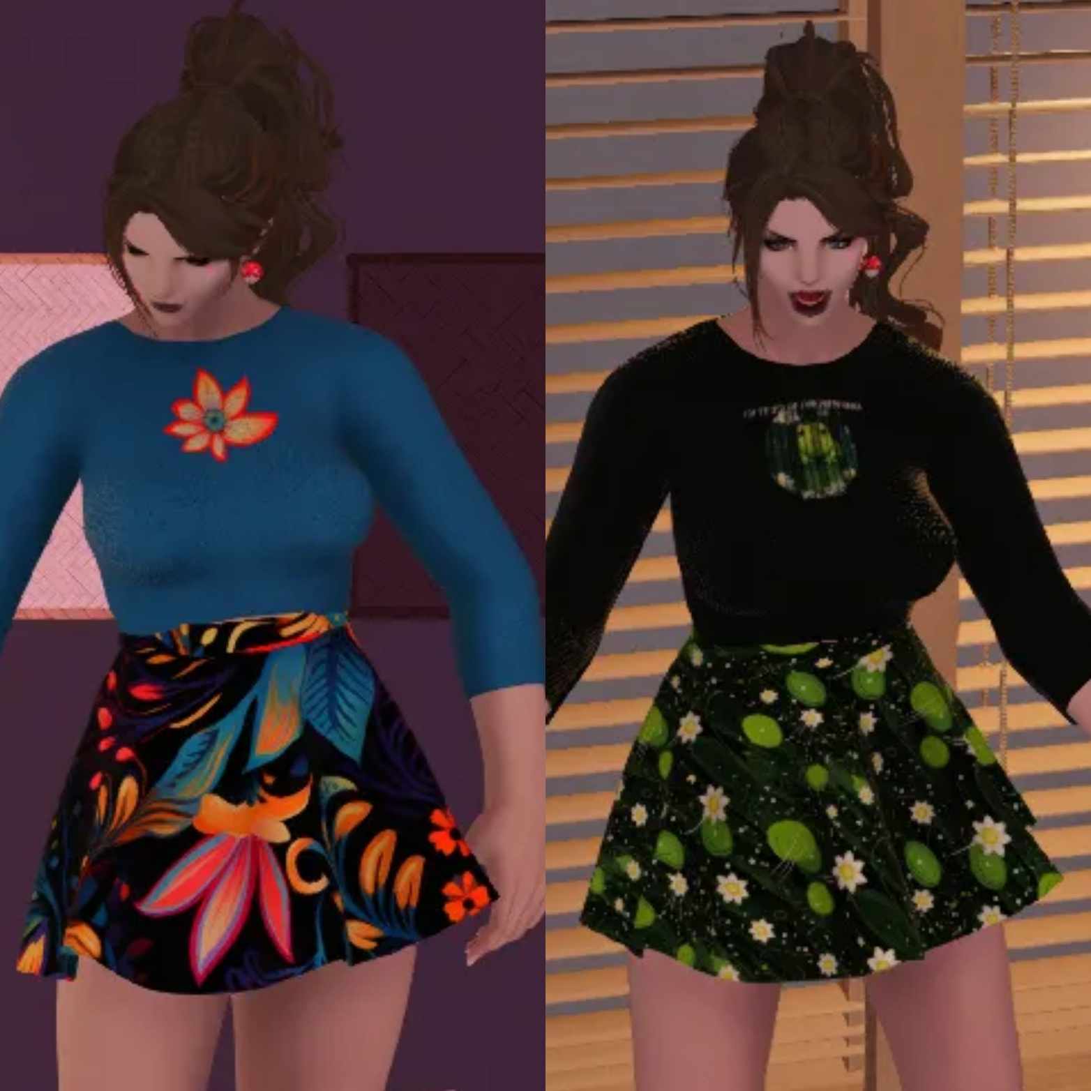 Floral/Frog Skirt and Shirt Combo Pack for Bibo+ - The Glamour Dresser ...