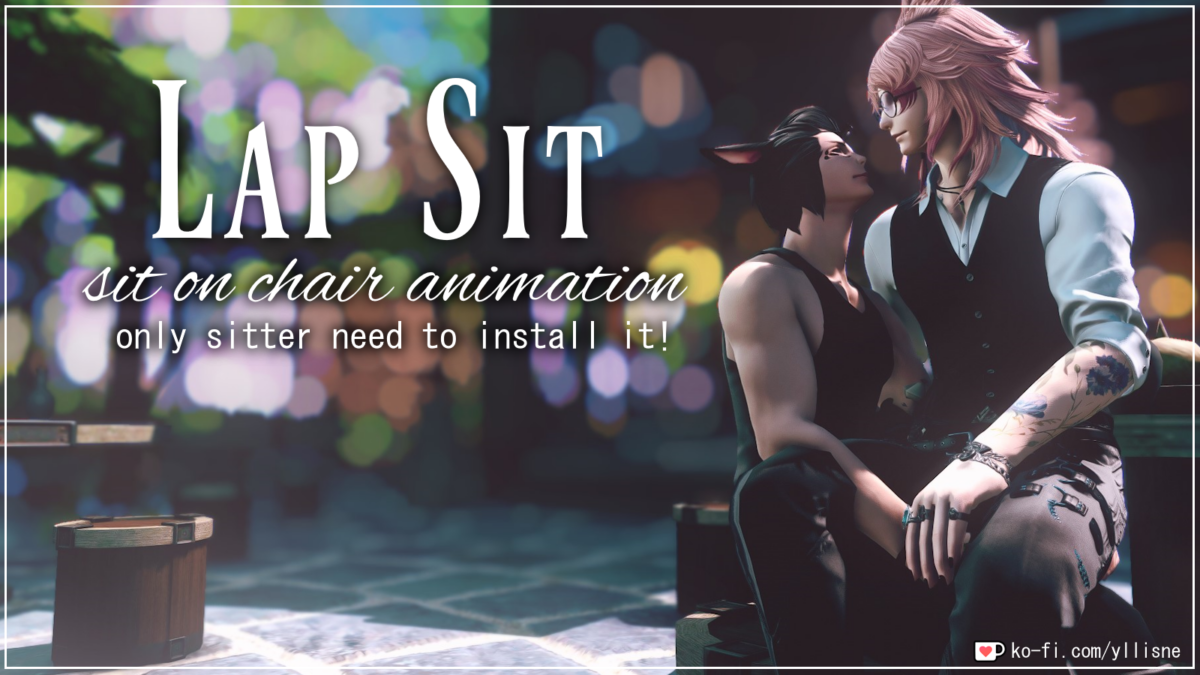 Lap sit - Sitting on chair animation - The Glamour Dresser