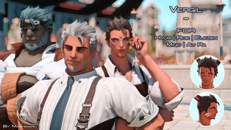 Vergil - [ Hair for Most Males ] - The Glamour Dresser : Final Fantasy ...