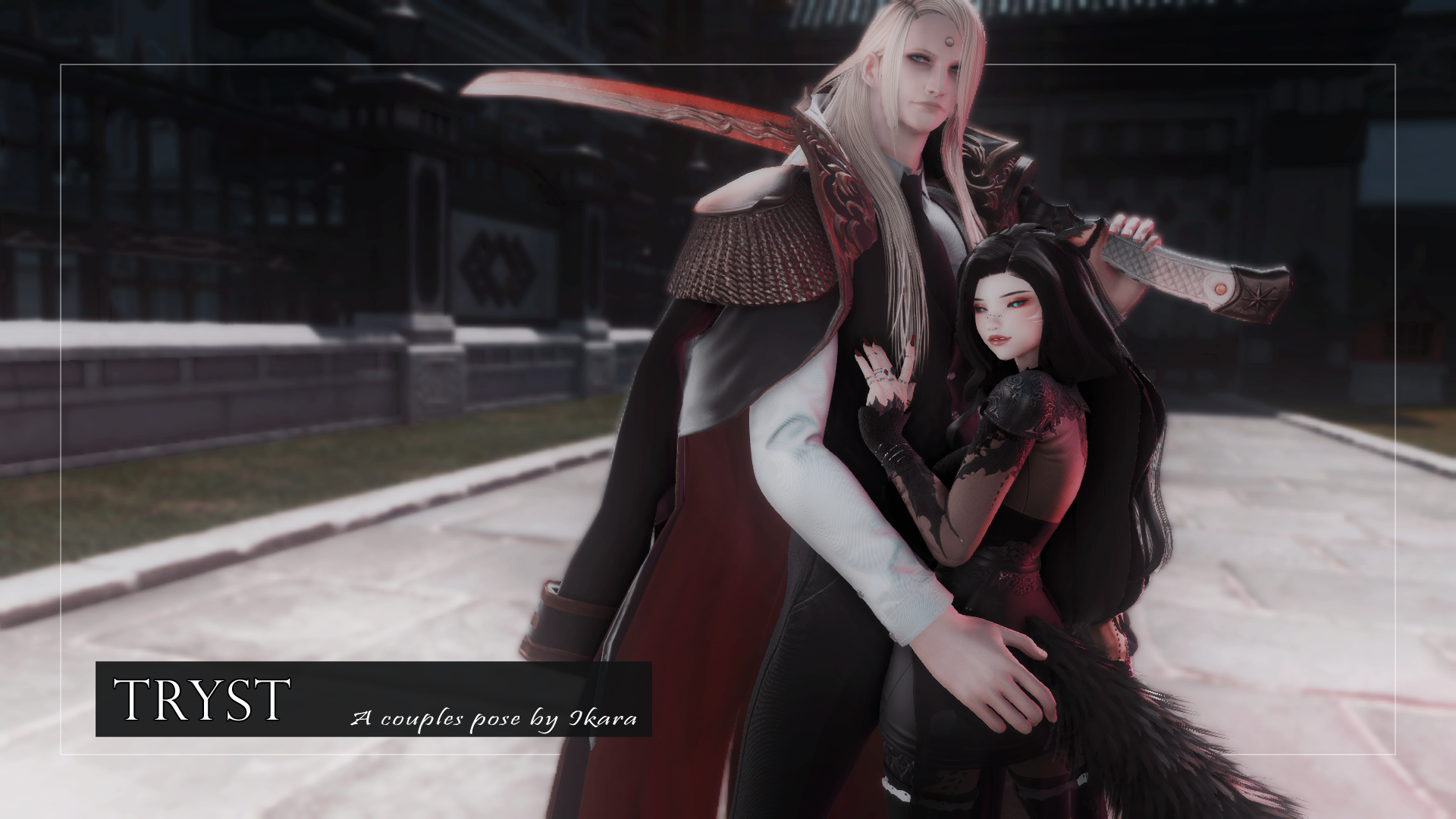 Tryst - A couples pose - The Glamour Dresser : Final Fantasy XIV Mods and More