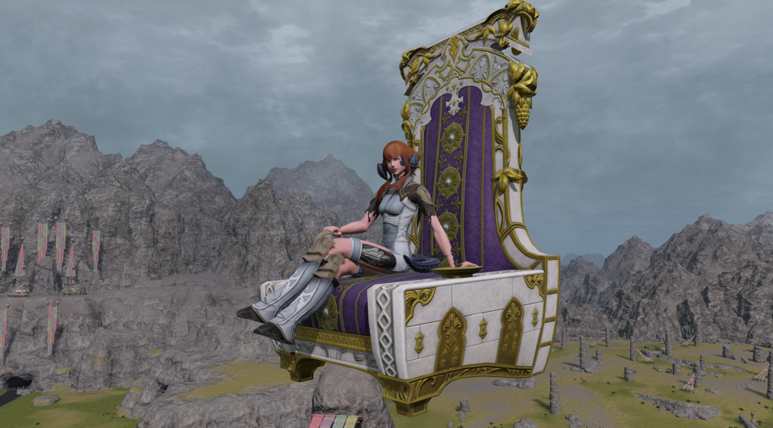 Viera F Flying Chair/Sil'dihn Throne sit for Au Ra F - The Glamour Dresser : Final Fantasy XIV ...