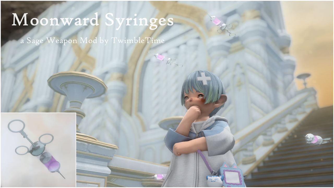Moonward Syringes - The Glamour Dresser : Final Fantasy XIV Mods and More