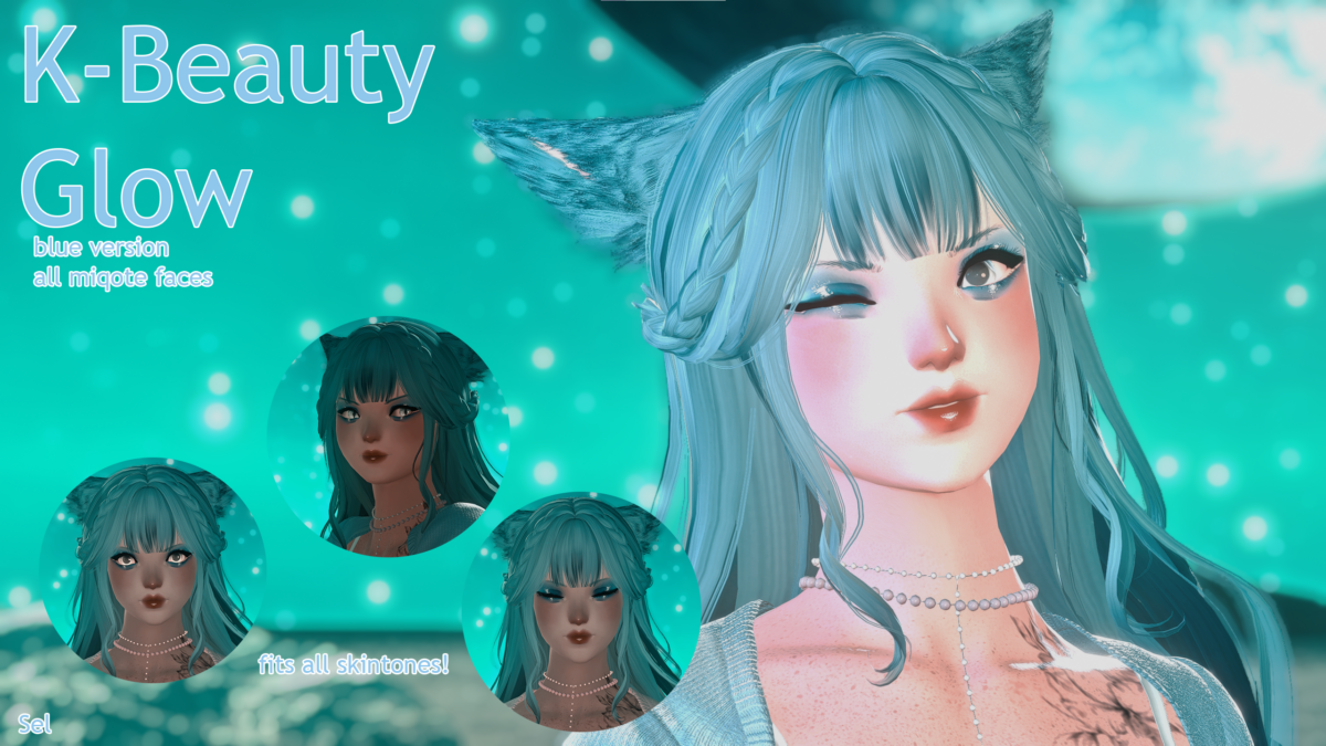 K-Beauty Glow - Blue Version - The Glamour Dresser : Final Fantasy XIV ...