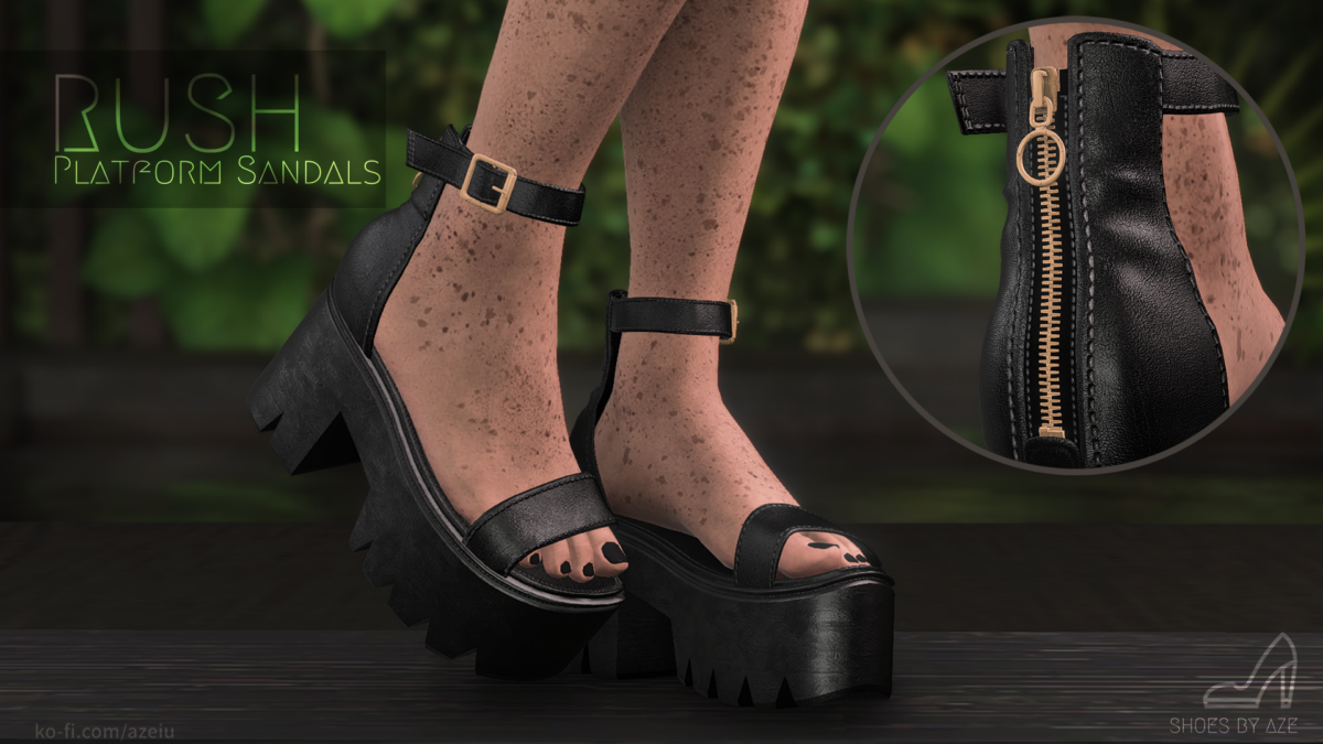 RUSH - Platform Sandals - The Glamour Dresser